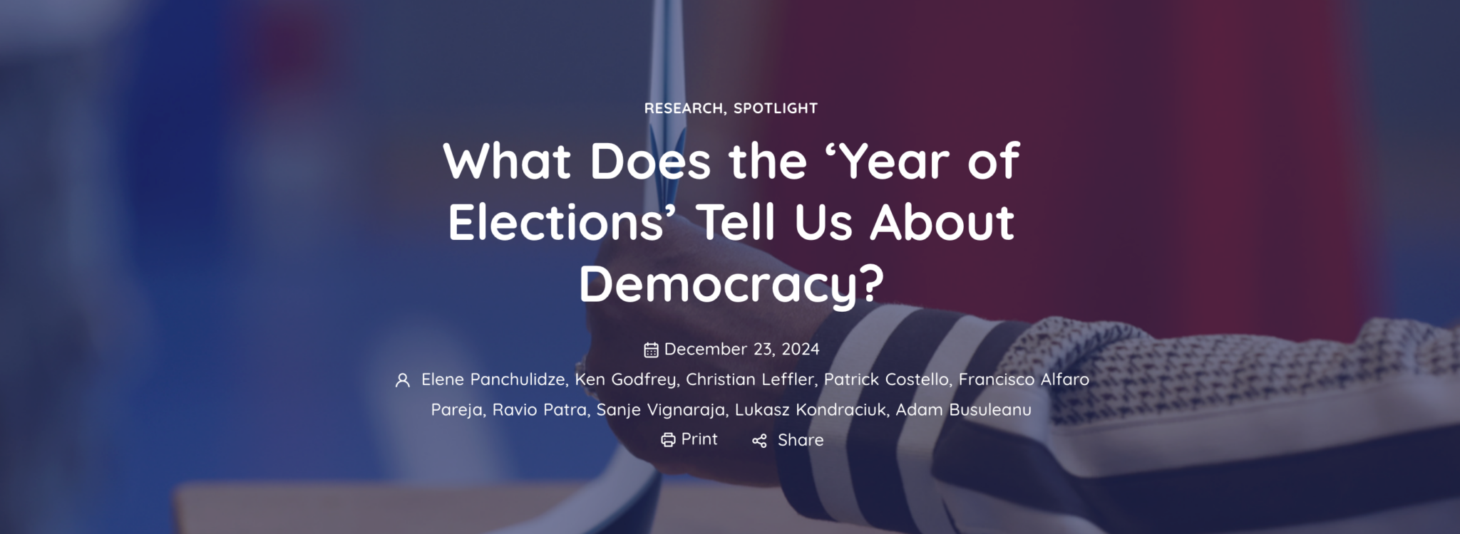 EPDE - European Platform for Democratic Elections